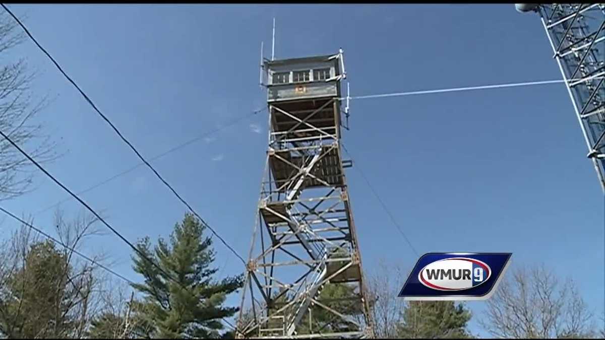 Fire tower watchmen on lookout for brush fires during red flag warning