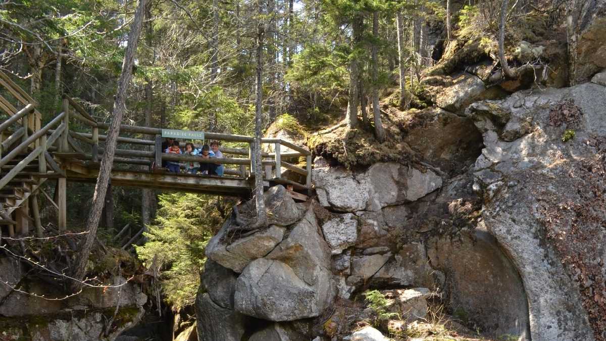 Explore roaring water and hike through Lost River Gorge