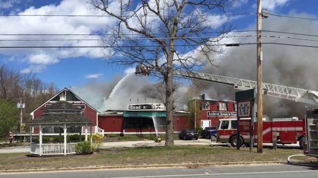 Images: Big fire breaks out in Amherst