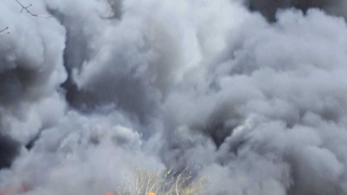 Images: Big fire breaks out in Amherst