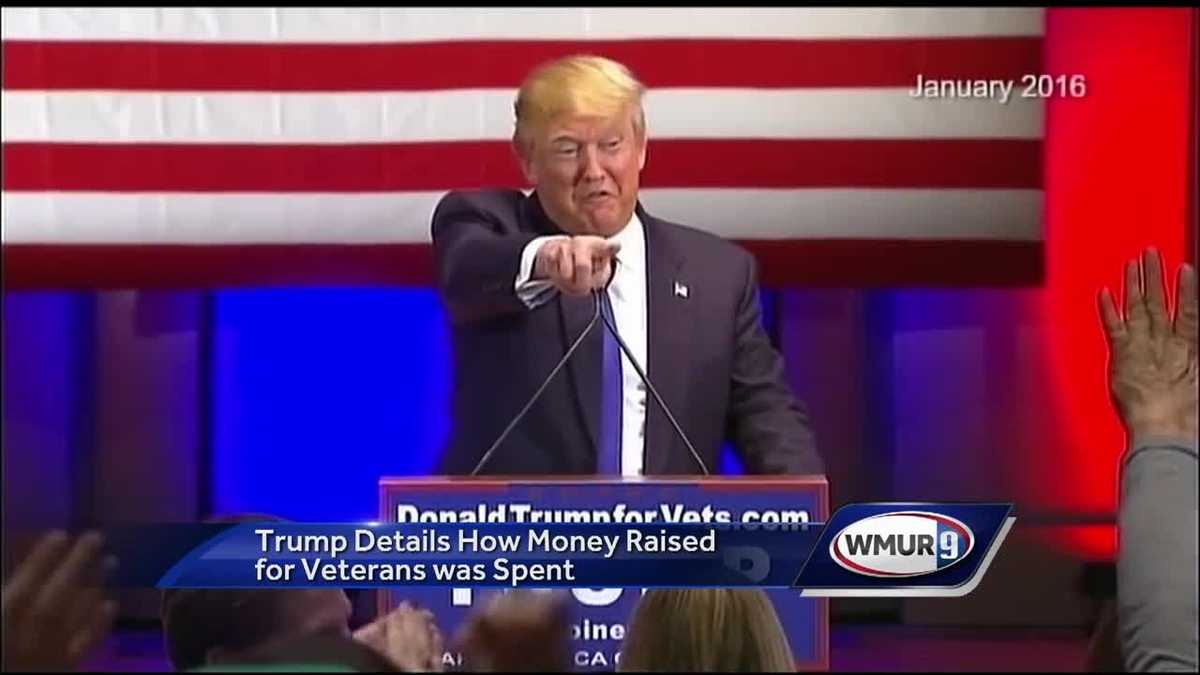After Scrutiny Beneficiaries Of Trump Veterans Fundraiser Receive