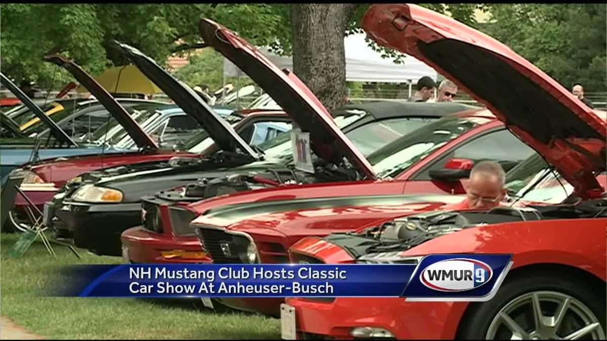 New Hampshire Mustang Club holds car show at Merrimack brewery