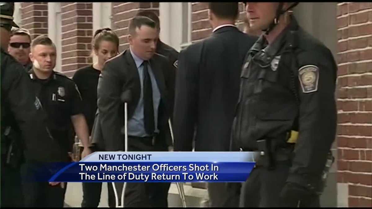 Officers shot in the line of duty in May back on the job
