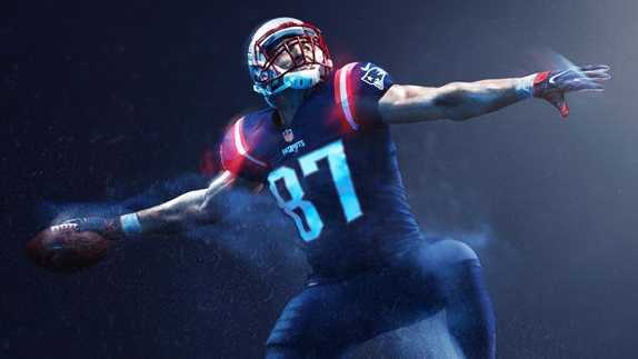 Patriots unveil first new uniform since 2003