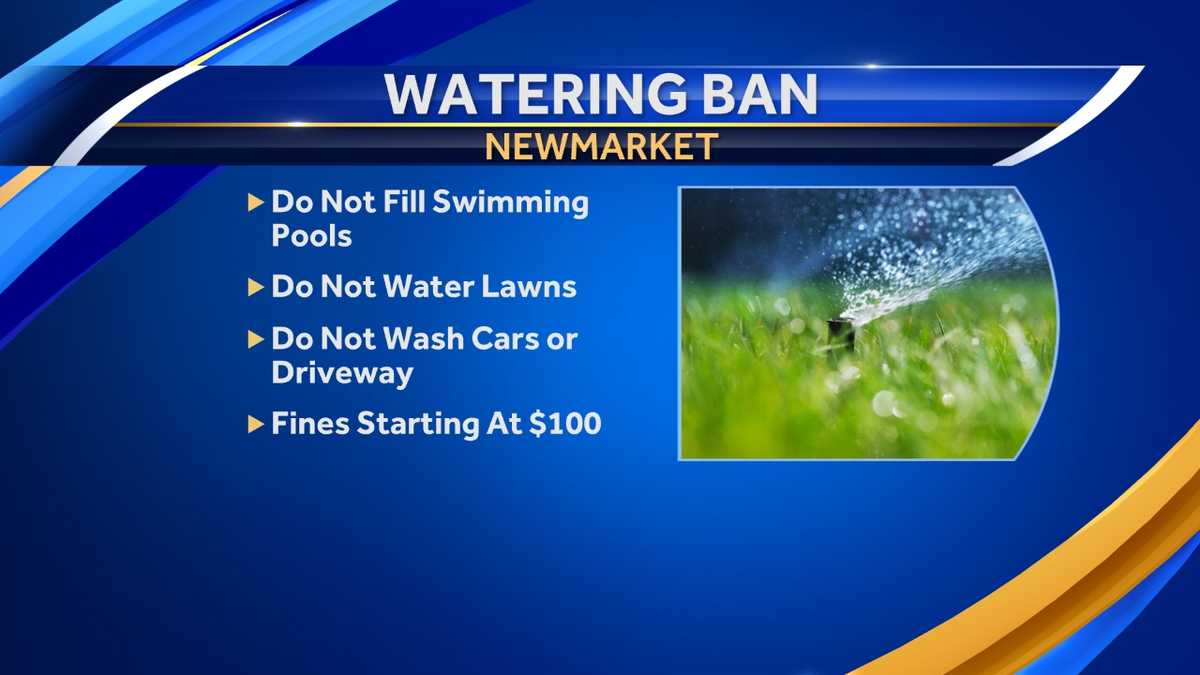 Water use restrictions put in place in Newmarket
