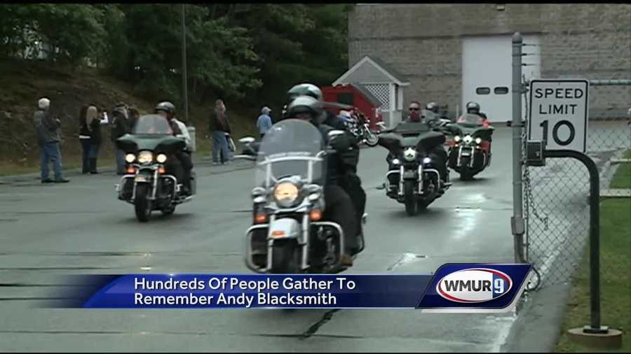 Hundreds gather to remember Andy Blacksmith