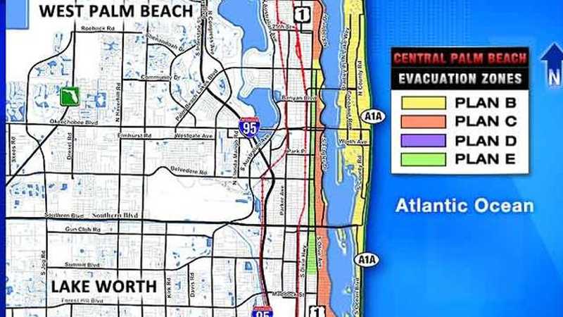Evacuation Maps for Palm Beach County
