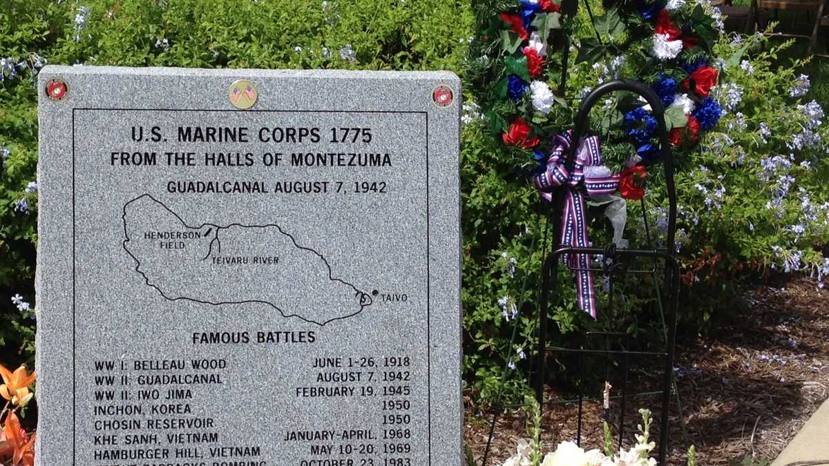 Marine monument added to Veteran Memorial Park in Boynton Beach