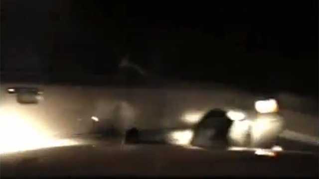 Caught On Video: Dramatic dash-cam video of Jupiter officer's crash