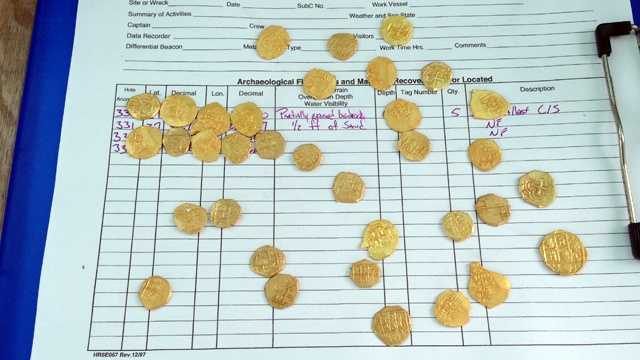 Treasure hunters find gold off Sebastian