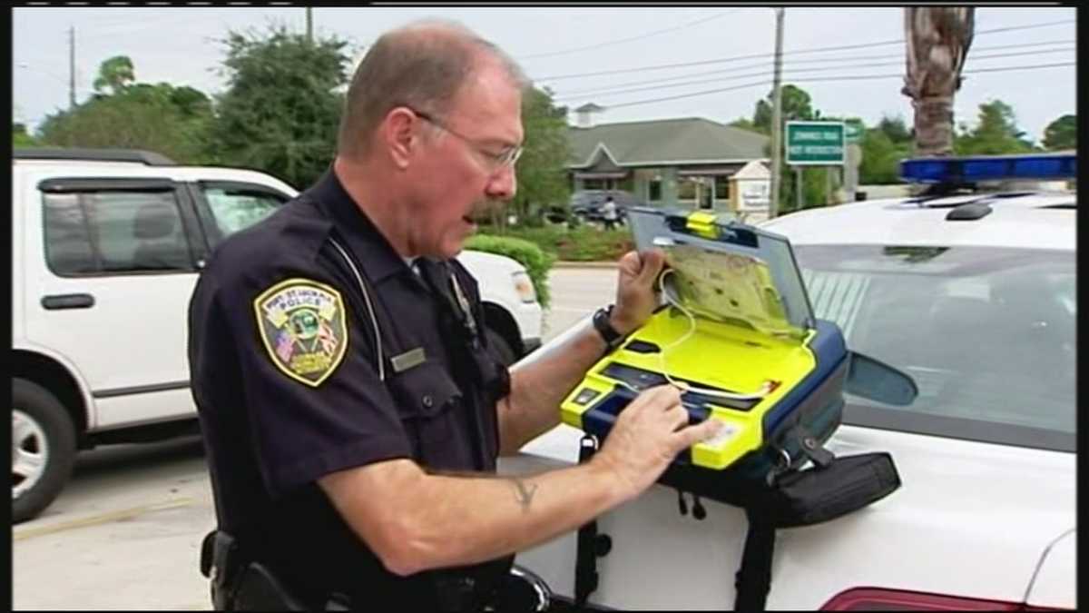 Heart attack victim thankful for officer who saved his life
