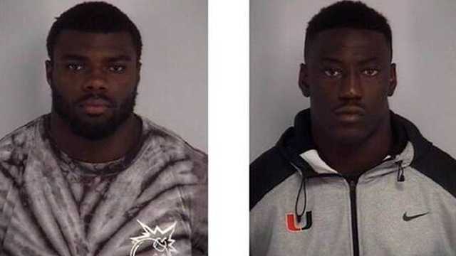 Two University of Miami players arrested on sex charges