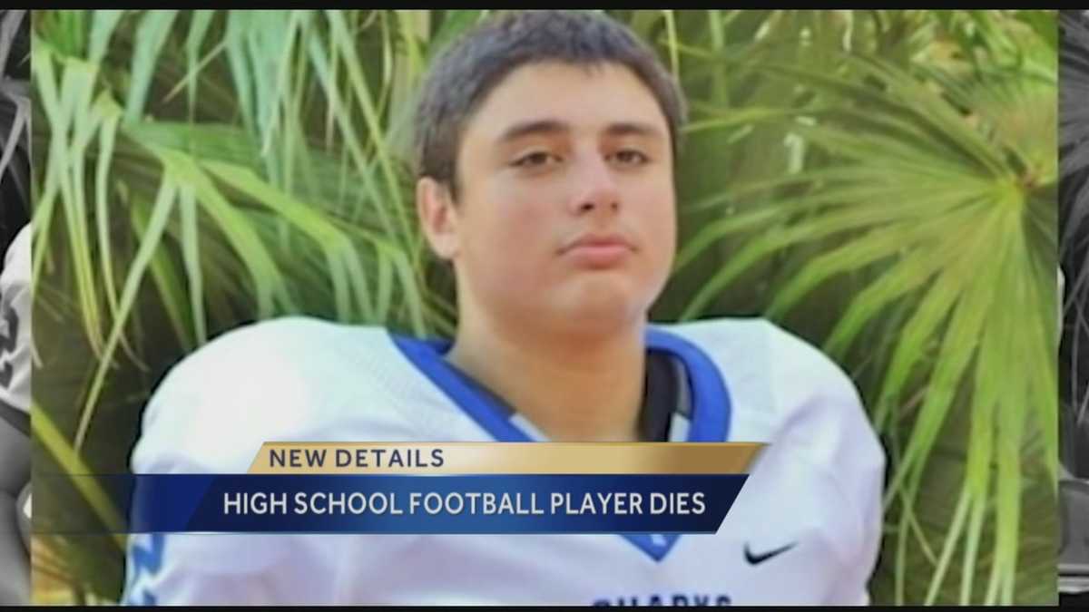 Family, friends pay respects to fallen football player