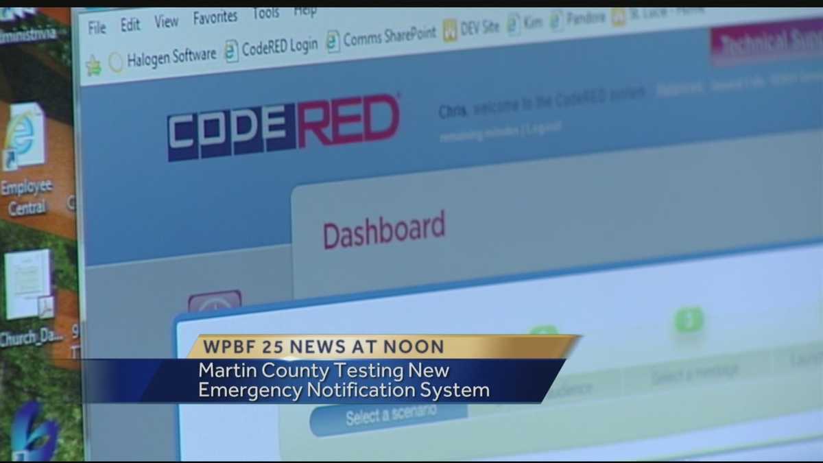 Martin County officials test new 'Code Red' alert system