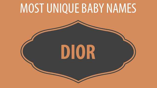 100 Most Unique Baby Names