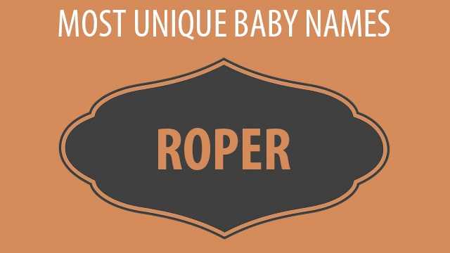 100 Most Unique Baby Names