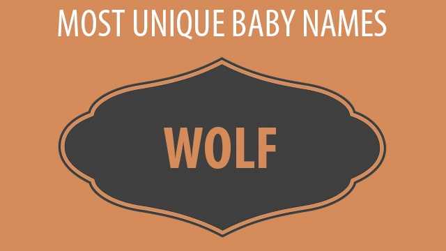 100 Most Unique Baby Names