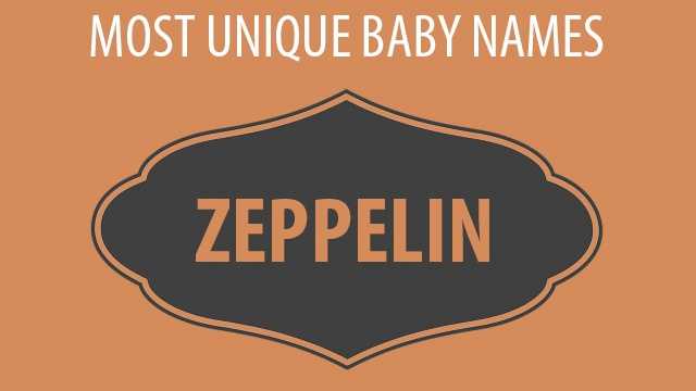 100 Most Unique Baby Names