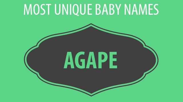 100 Most Unique Baby Names