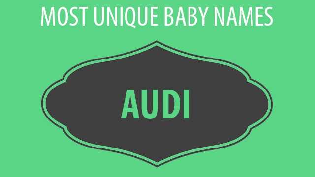 100 Most Unique Baby Names