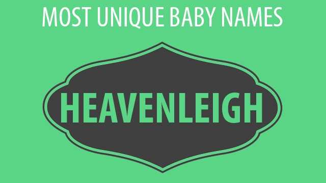 100 Most Unique Baby Names