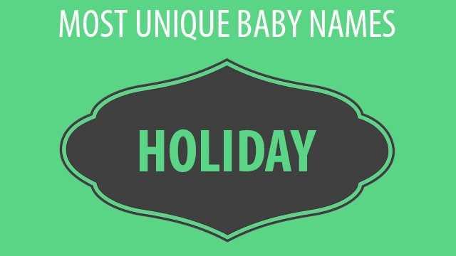 100 Most Unique Baby Names