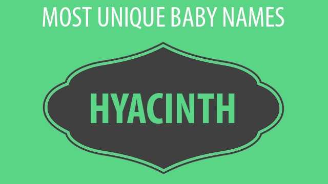 100 Most Unique Baby Names