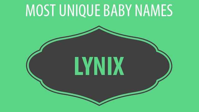 100 Most Unique Baby Names