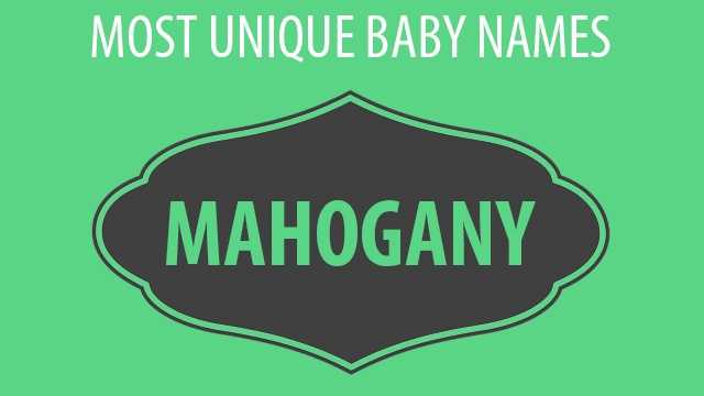 100 Most Unique Baby Names