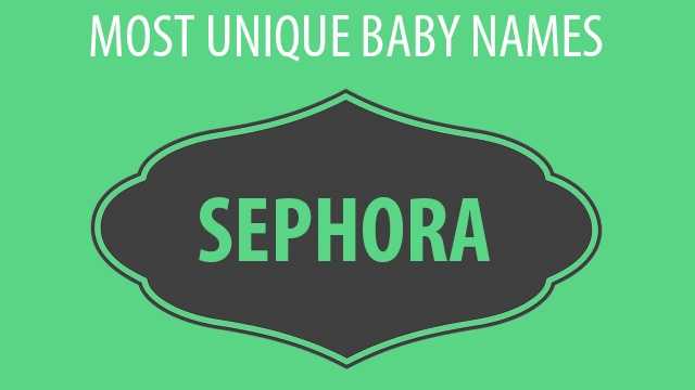 100 Most Unique Baby Names