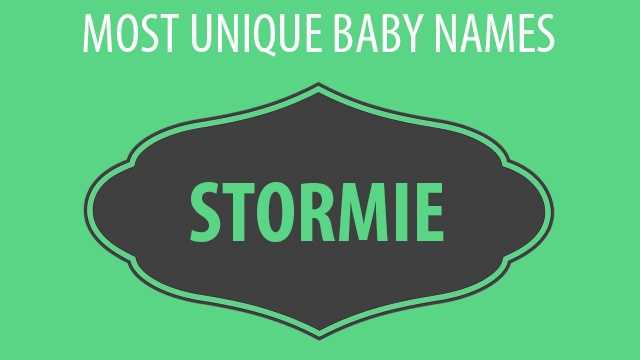 100 Most Unique Baby Names