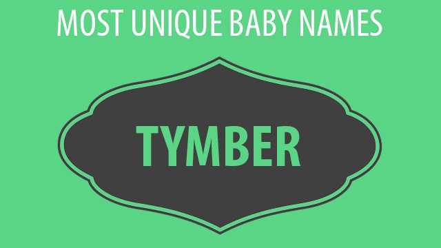 100 Most Unique Baby Names