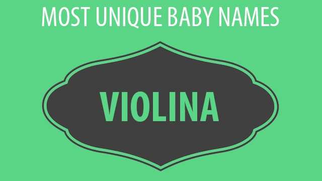100 Most Unique Baby Names