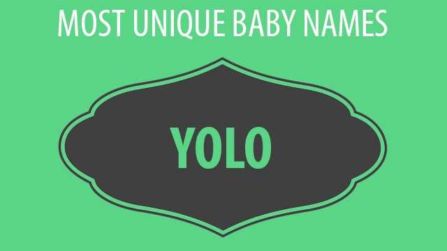 100 Most Unique Baby Names