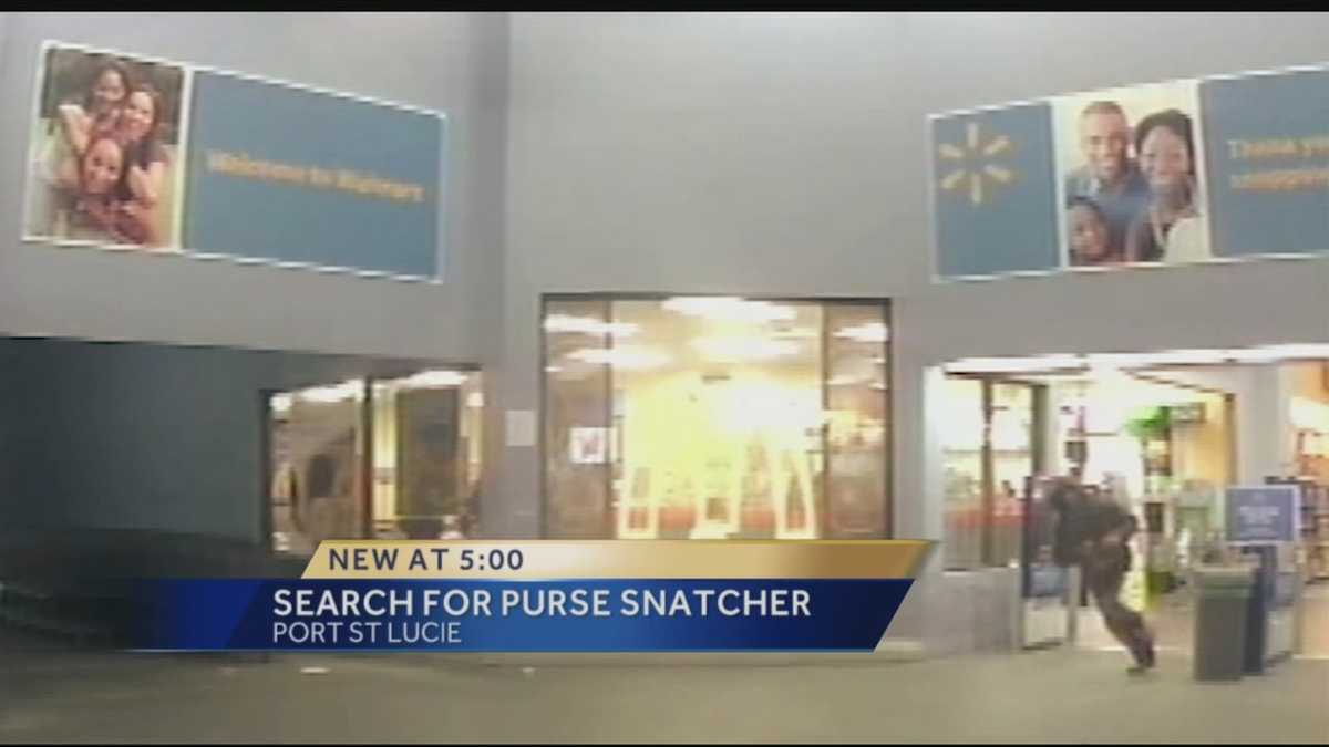 Purse snatcher caught on camera