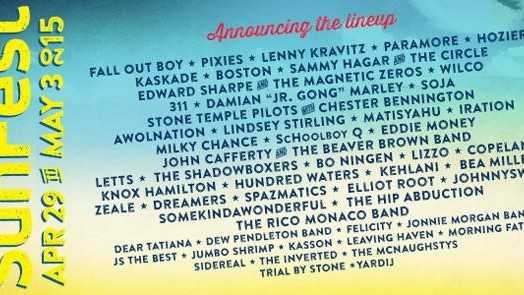 SunFest 2015 Lineup!