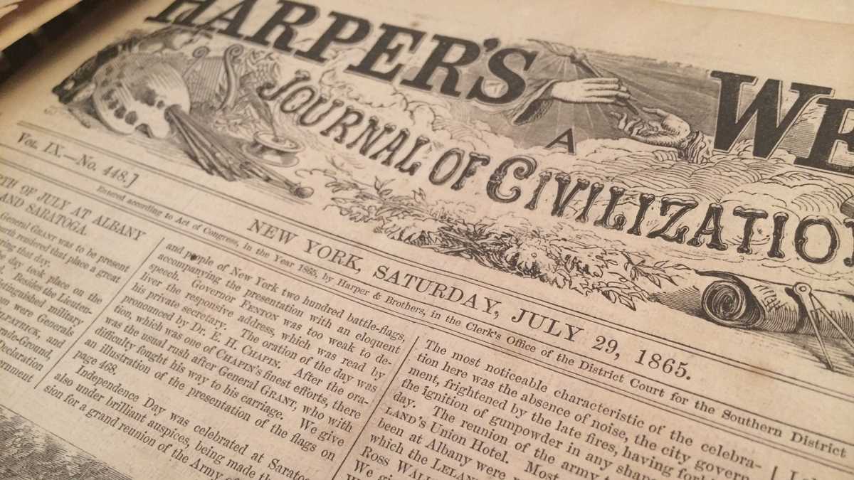 Photos: Florida man preserving 150-year-old newspapers