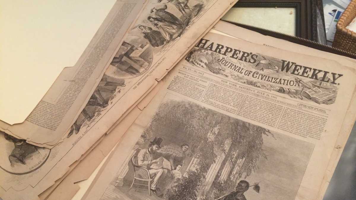 Photos: Florida man preserving 150-year-old newspapers