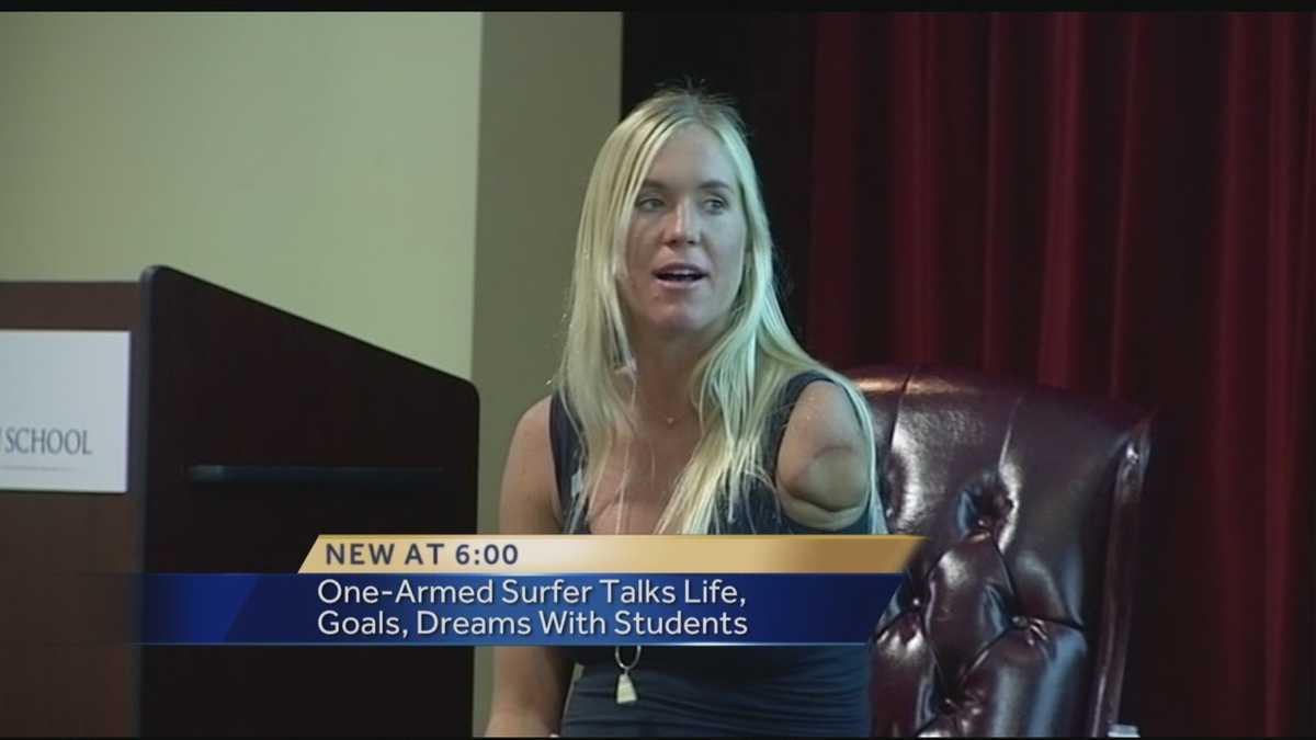 Professional surfer who survived shark attack shares story with The ...