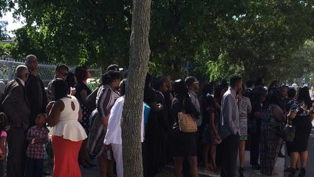 Photos from Corey Jones funeral