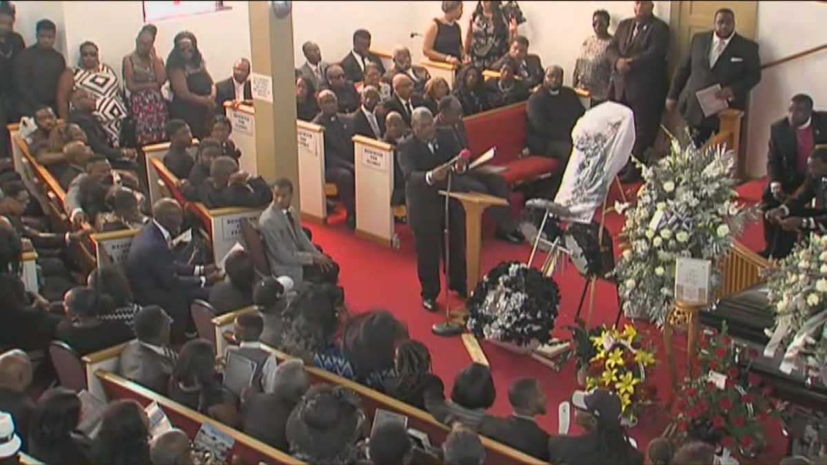 Photos from Corey Jones funeral