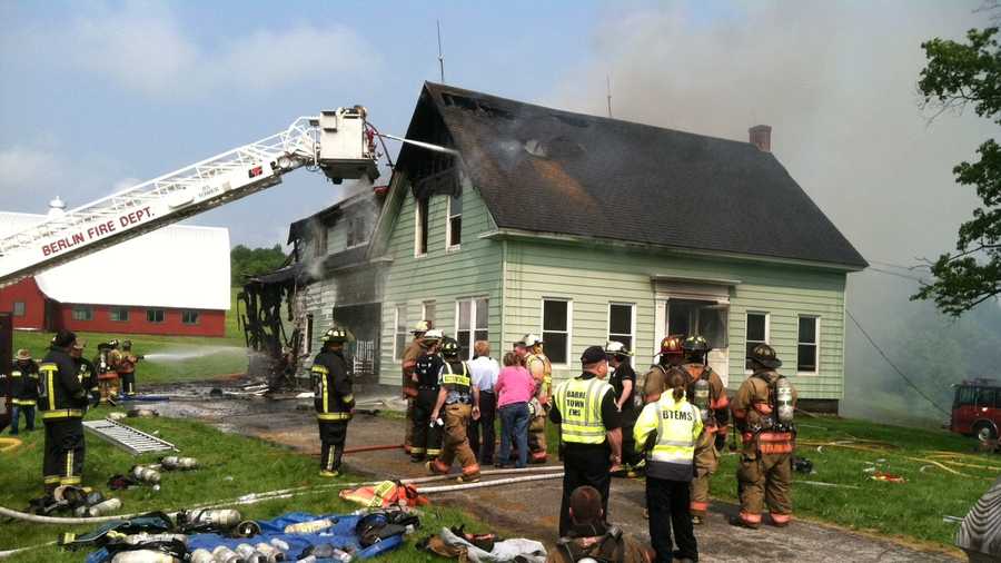 Barre blazes may have been caused by triple lightning strikes