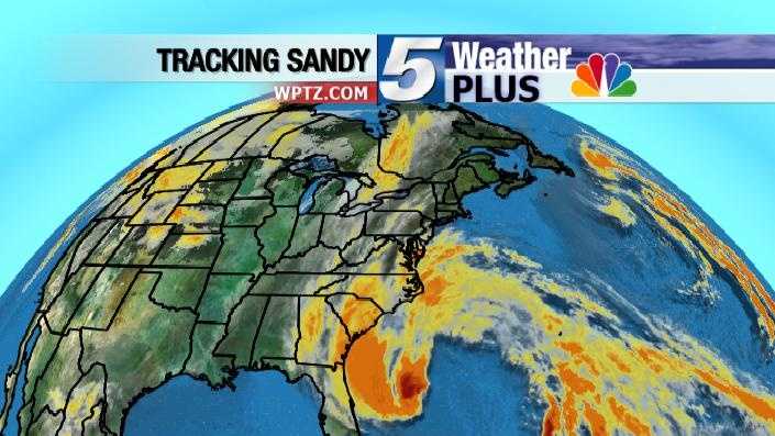 Tracking Sandy: Hurricane's current path