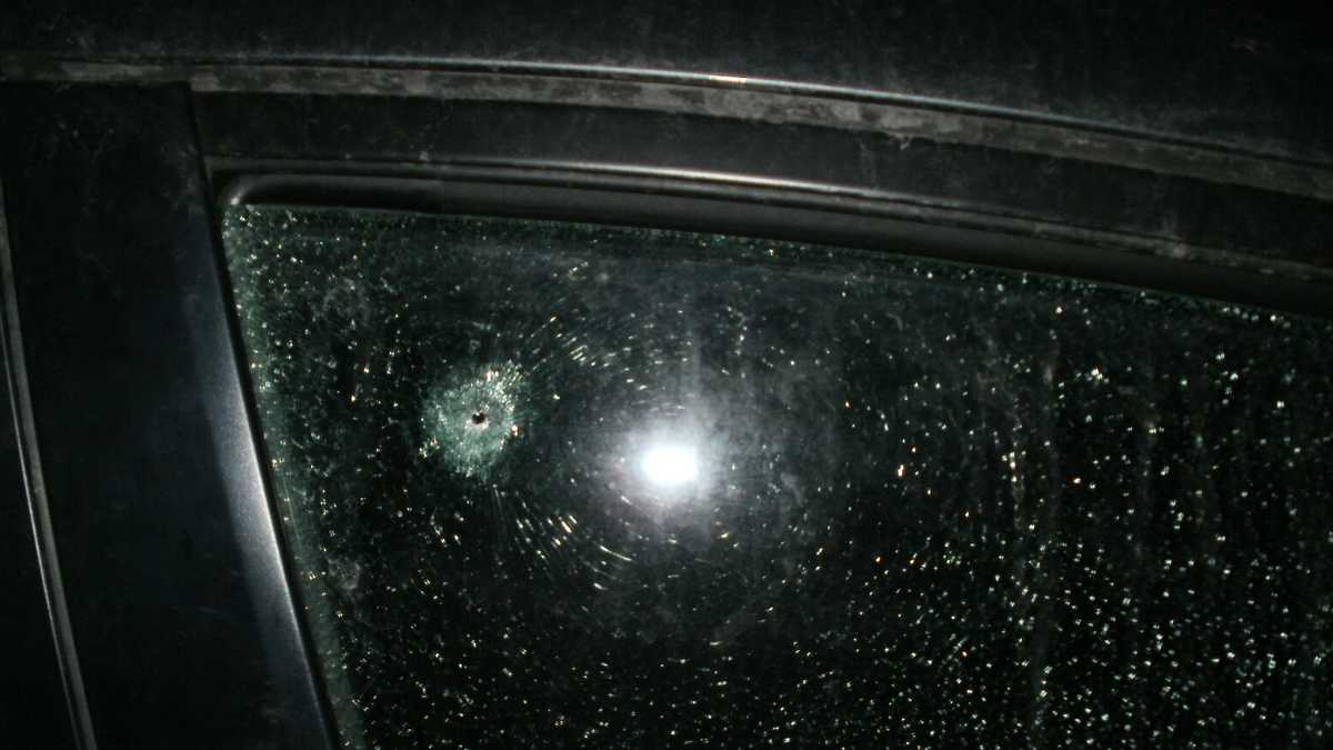 Car windows shot out in Georgia