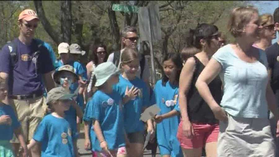 Walkers Take To The Streets For Cots