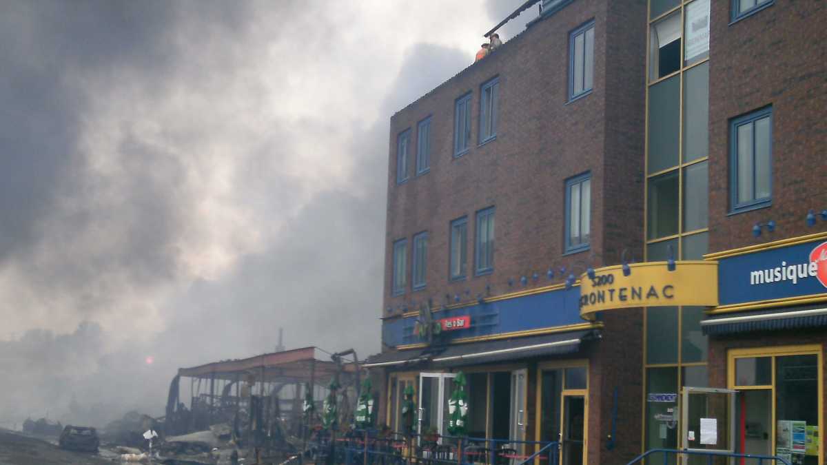 Train explosion devastates Quebec town