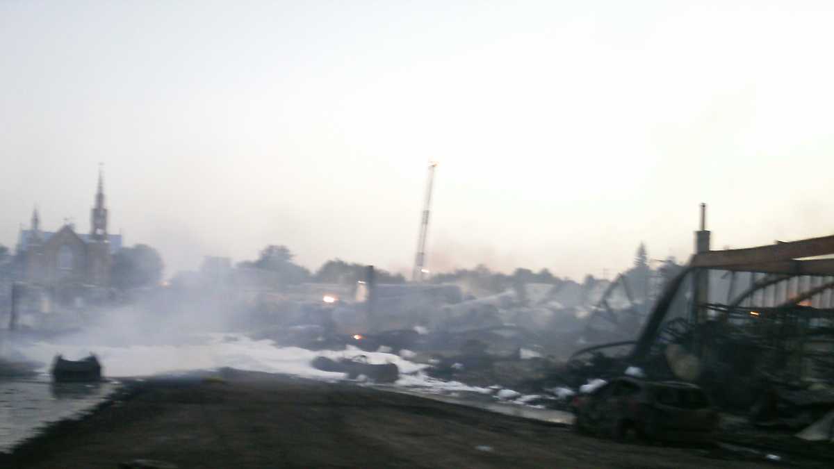 Train explosion devastates Quebec town