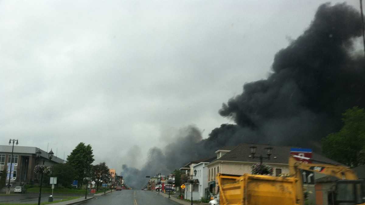 Train explosion devastates Quebec town