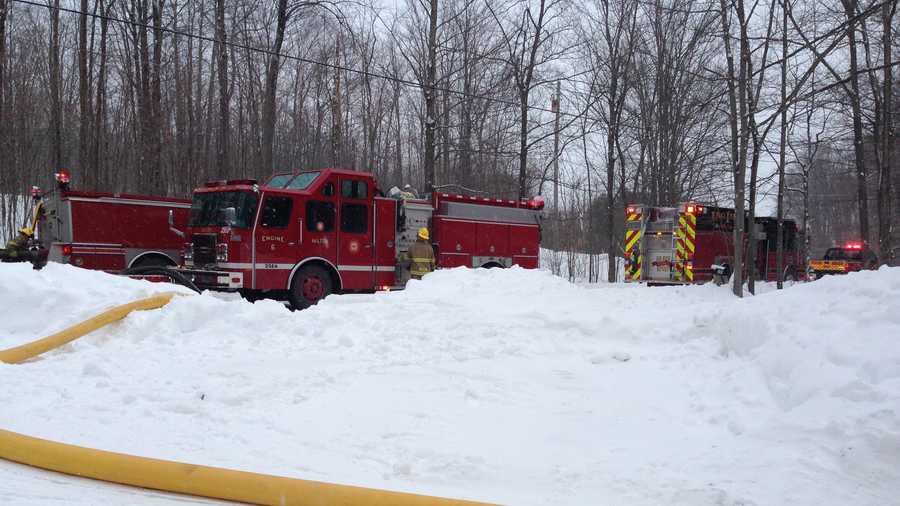 FROM THE SCENE: Fire hits at Essex, Vt. home twice in 24 hours