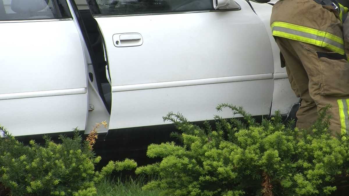 FROM THE SCENE: Car into tree